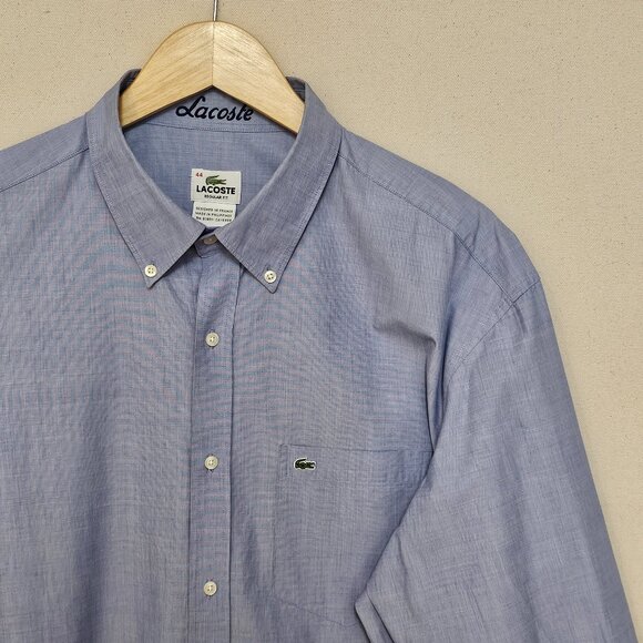 Lacoste | Shirts | Lacoste Button Down Regular Fit Xl44 | Poshmark